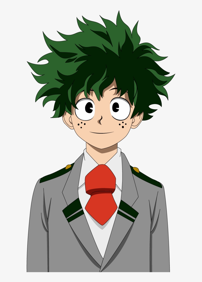 Boku No Hero Academia - Deku With No Background PNG Image | Transparent ...