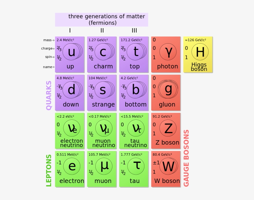 La Física De Partículas Estudia Las Propiedades De - Modello Standard ...