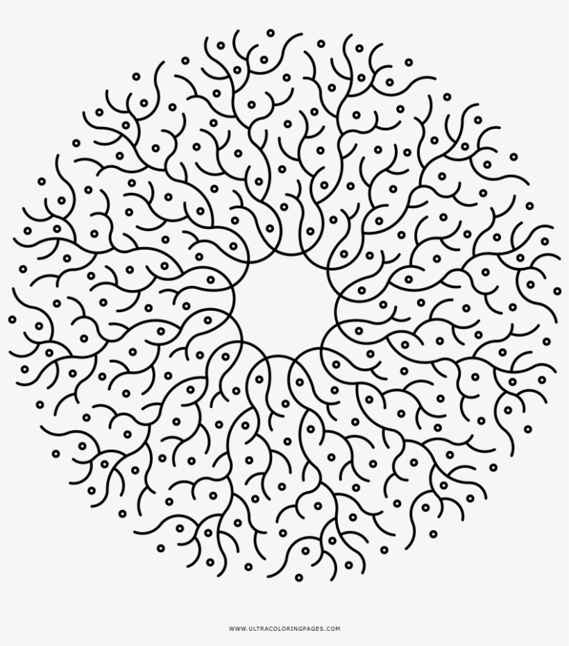 Dibujo De Partículas Para Colorear - Drawing PNG Image | Transparent ...