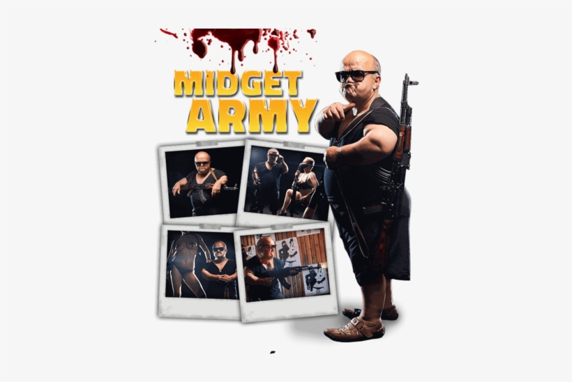 Download Midget Army - Metal Guitar Pick Necklace Blood Splatter Horror ...