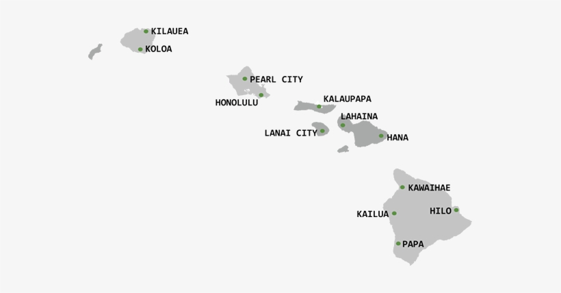 Download Hawaii Map - Honolulu Hawaii Map Png | Transparent PNG ...