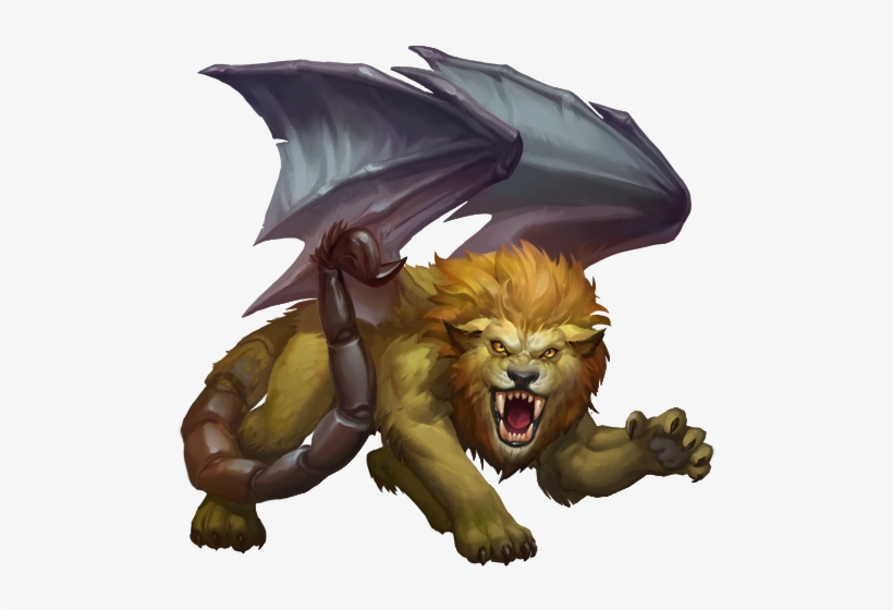 Download 355 Manticore - Cartoon | Transparent PNG Download | SeekPNG