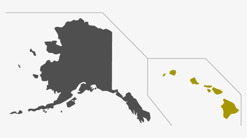Hawaii - Alaska Map PNG Image | Transparent PNG Free Download on SeekPNG