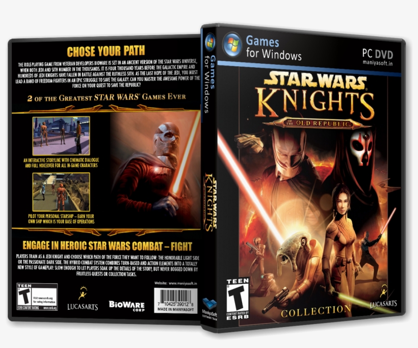 Knights Of The Old Republic Box Cover - Euro Truck Simulator 2 Cd PNG ...