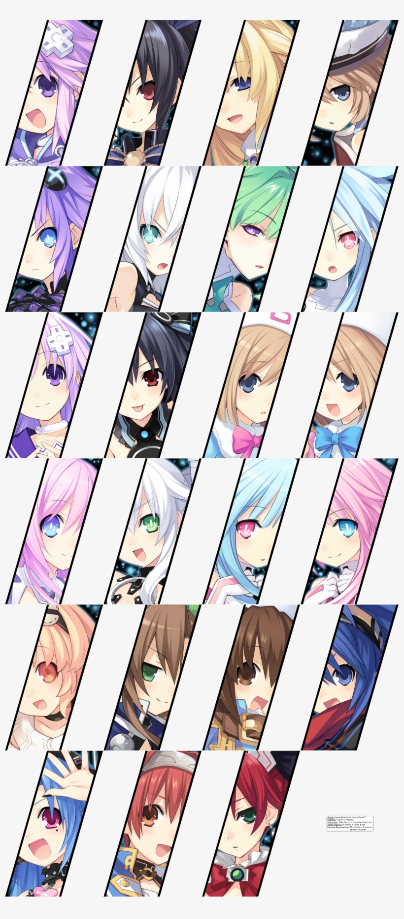 Click For Full Sized Image Cut-in Portraits - Hyperdimension Neptunia ...