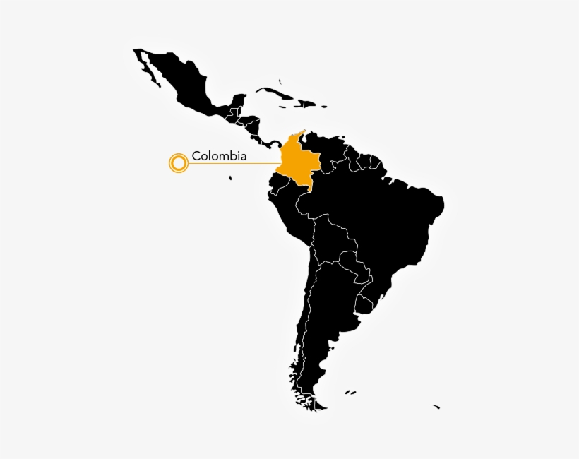 Cotton-top Tamarin Map - Cotton Top Tamarin Habitat Map PNG Image ...