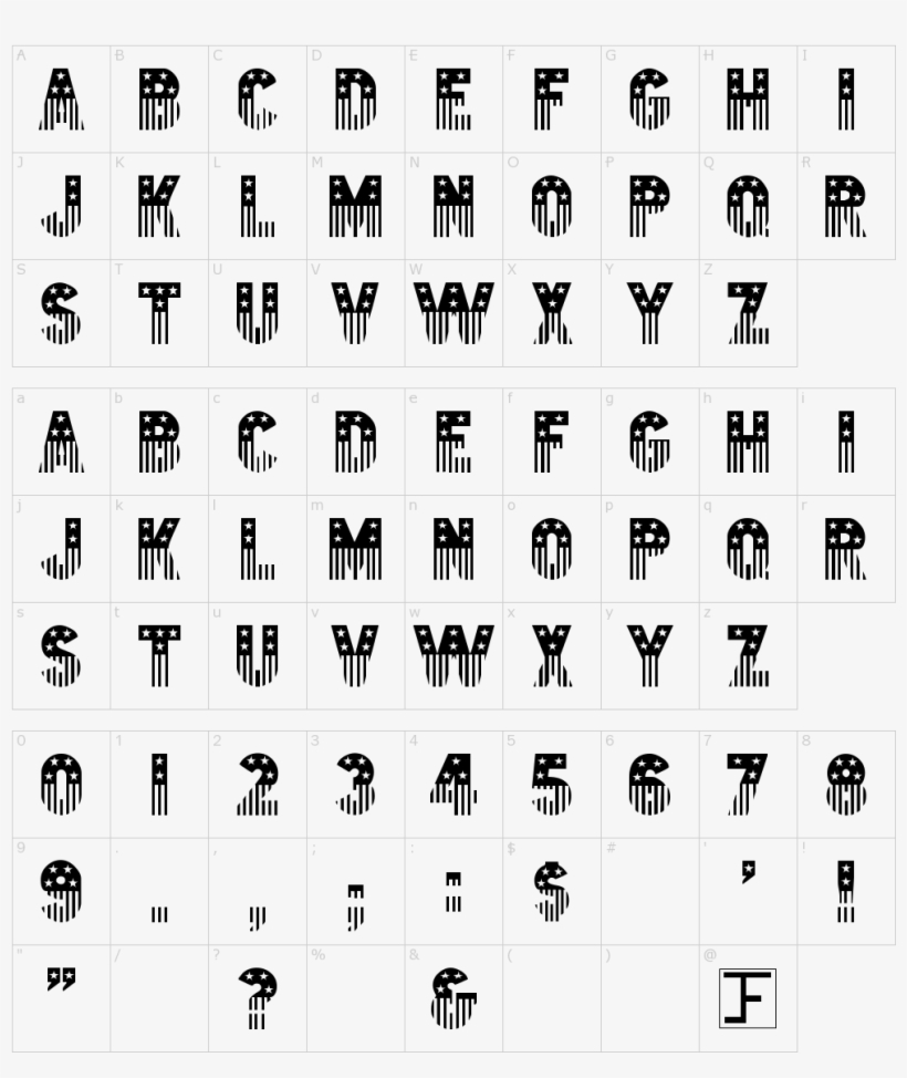 Stars & Stripes Font - Download Font Marshmello PNG Image | Transparent ...