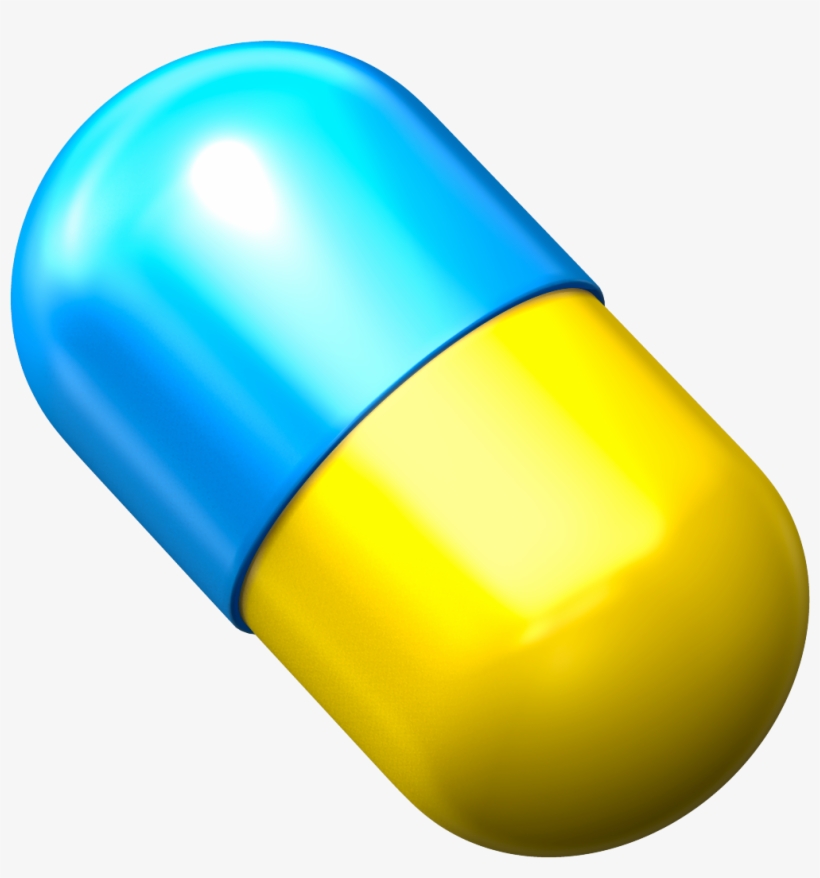Download L Megavitamin - Dr Mario Pill Png | Transparent PNG Download ...