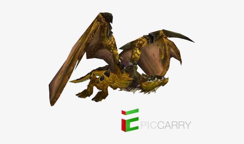Time Lost Proto Drake - Wow Black Proto Drake PNG Image | Transparent ...