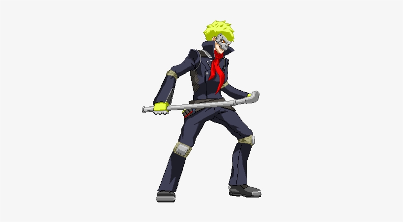 Download Ryuji Sakamoto - Skull - Persona 5 Character Art | Transparent ...