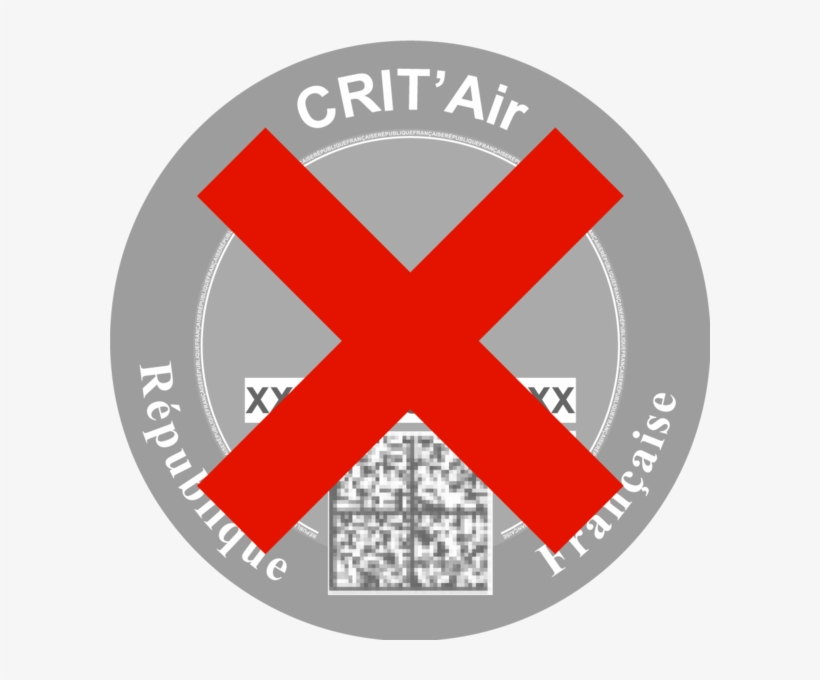 No Crit'air Vignette Class 0 France - Crit'air PNG Image | Transparent ...