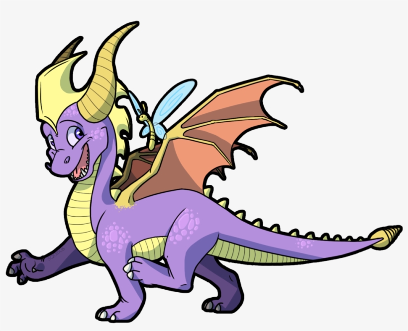 Classic Spyro By Squidub On Deviantart Jpg Library - Video Game PNG ...
