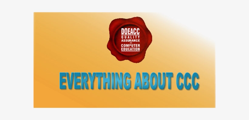 Agra Doeacc Ccc Certification Via Nielit - Doeacc PNG Image ...