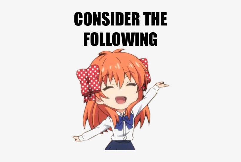 148 Kb Png - Consider The Following Anime PNG Image | Transparent PNG ...