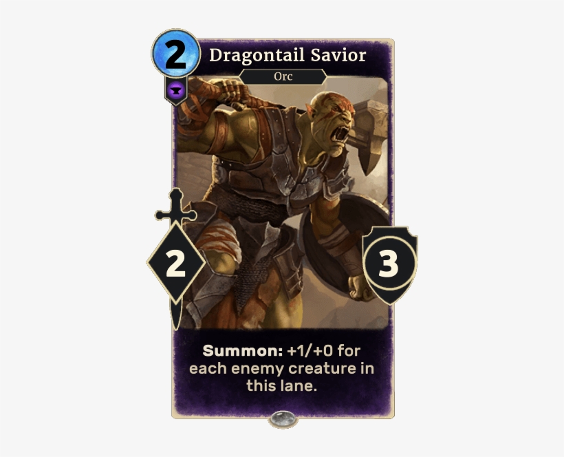 Dragontail Savior - Elder Scrolls Legends Dragonborn PNG Image ...