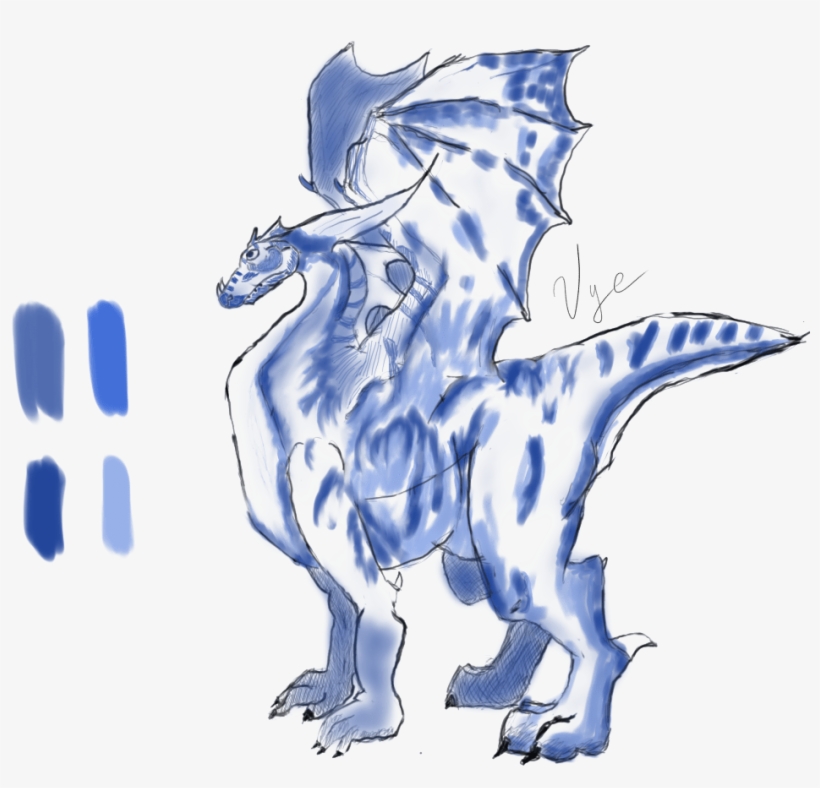 Download Basic Dragon Sketch - Drawing | Transparent PNG Download | SeekPNG