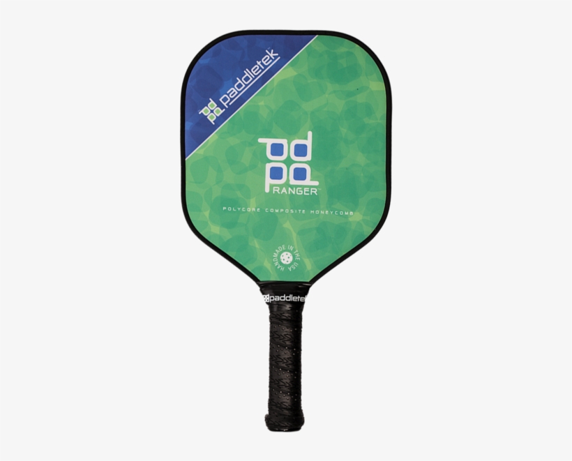 Paddletek Arc Polymer Pickleball Paddle Green/blue PNG Image ...