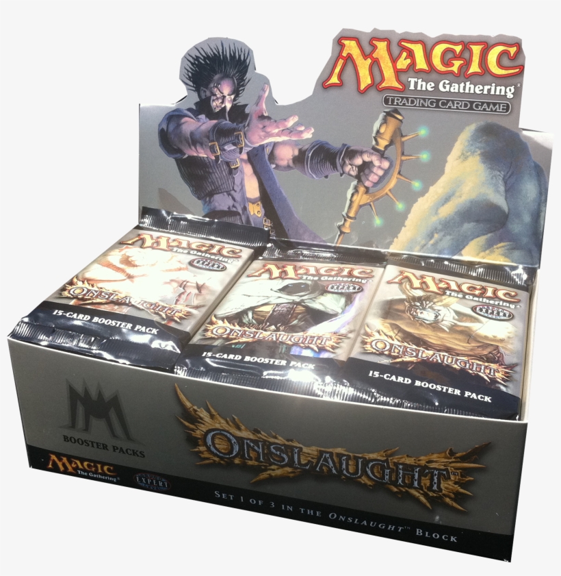 Mtg Onslaught Booster Display Box - Action Figure PNG Image ...