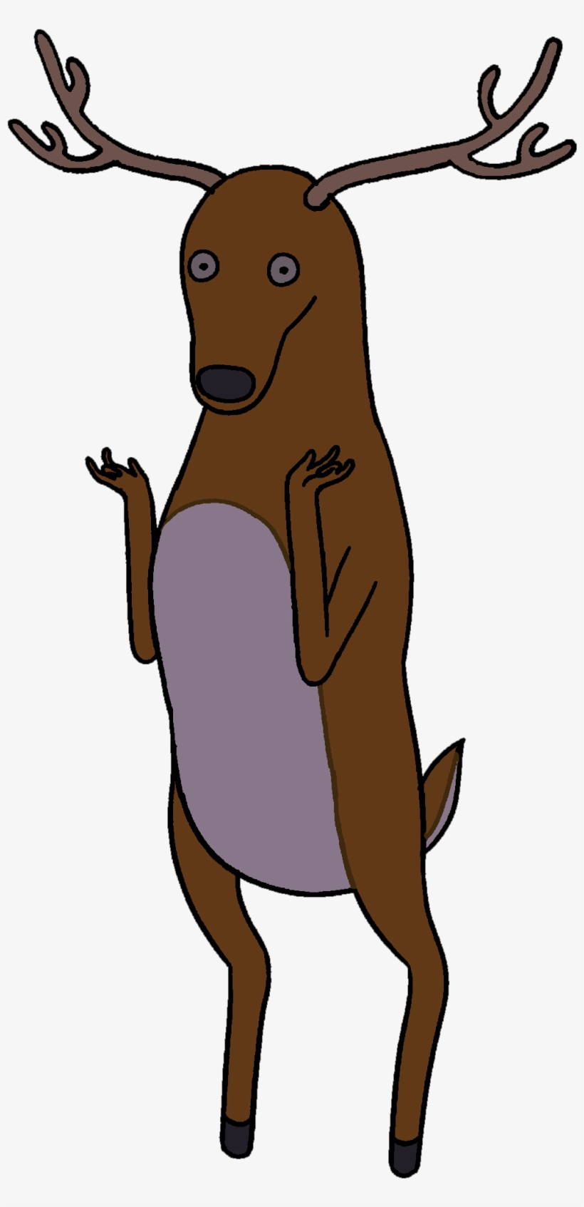 Stag - Deer From Adventure Time PNG Image | Transparent PNG Free ...