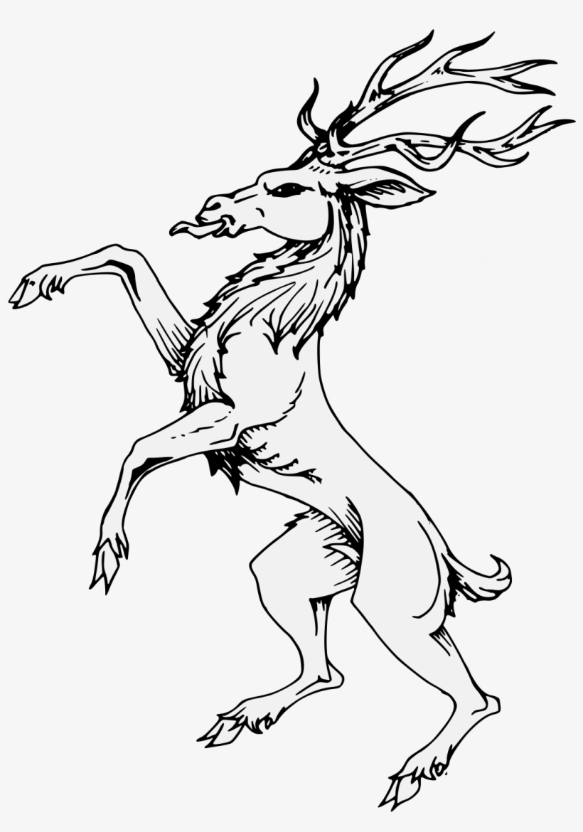 Details, Png - Rampant Stag PNG Image | Transparent PNG Free Download ...