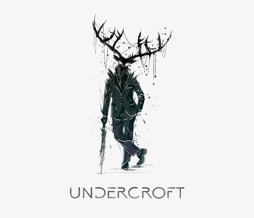 Stag With Name - Hannibal Lecter Deer Draw PNG Image | Transparent PNG ...