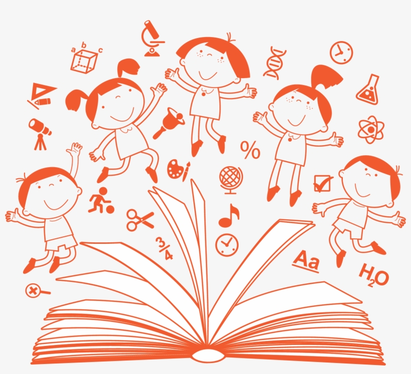 Download Preschool Storytime - Books Outlines | Transparent PNG ...