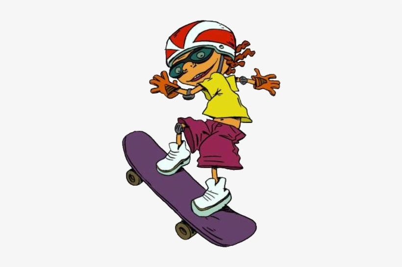 Otto Rocket 2 - Rocket Power Otto Skateboard PNG Image | Transparent ...