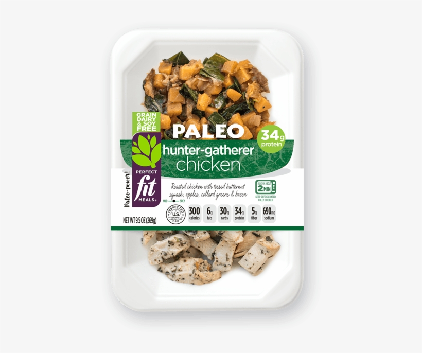 Perfect Fit Meals Chicken, Herb Crusted - 9.05 Oz PNG Image ...