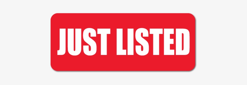 "just Listed" Labels - Just Listed Transparent Background PNG Image ...