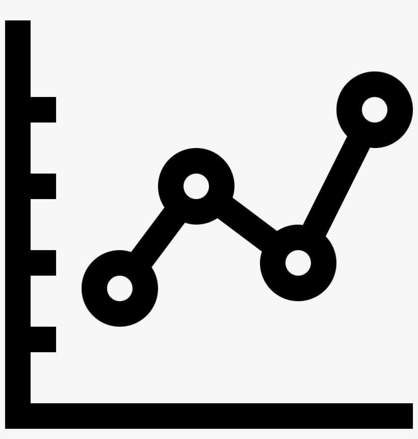 Line Chart Icon Png Download - Line Graph Icon Vector PNG Image ...