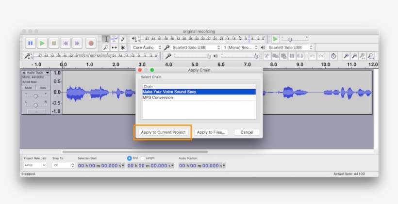 Applying Effect Chains In Audacity - Audacity PNG Image | Transparent PNG Free Download on SeekPNG