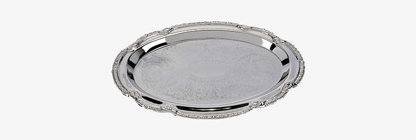 Silver Platter - Small Round Silver Tray PNG Image | Transparent PNG ...