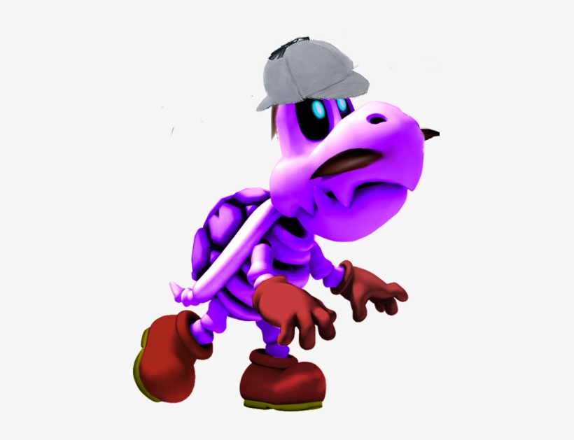 Detective Bones - Dry Bones Mario PNG Image | Transparent PNG Free ...