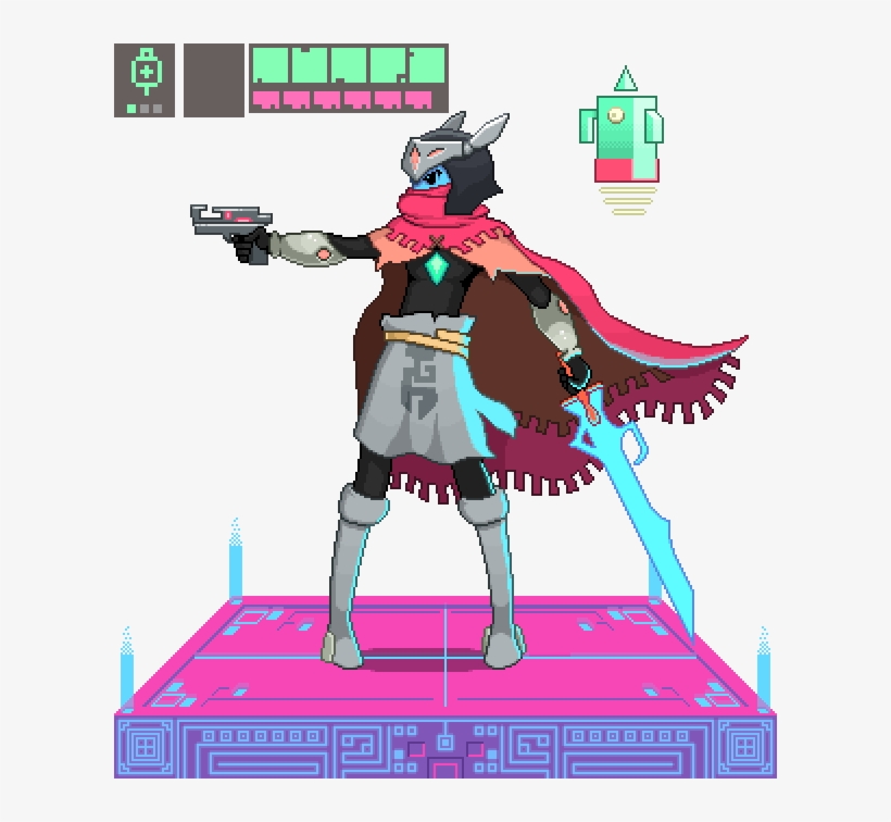 Hyper Light Drifter - Hyper Light Drifter Fan Art PNG Image ...