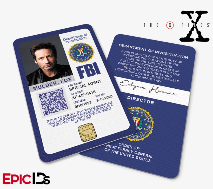 The X-files Inspired Fox Mulder Fbi Special - X-files PNG Image ...
