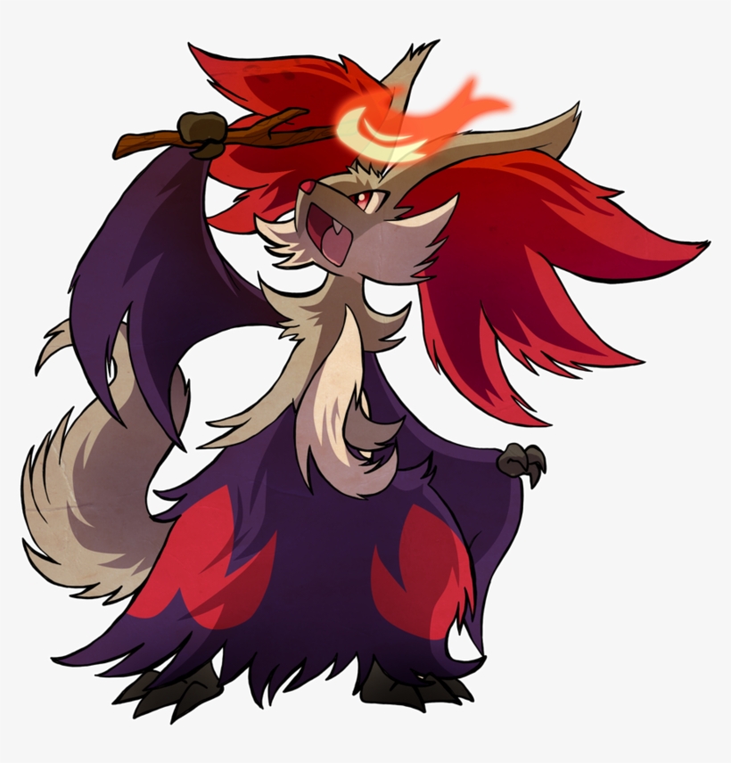 Yo Shiny Delphox By Softmonkeychains On Deviantart - Cartoon PNG Image ...