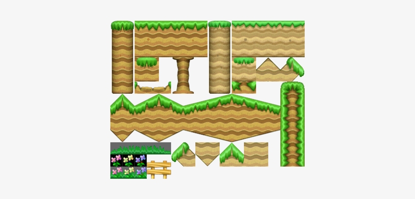 Download File - Basic Tiles - Png - Game Tile Set Png | Transparent PNG ...