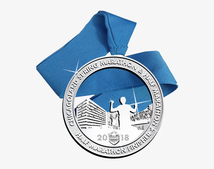 Finish Line Bling - Chicago Marathon Medal 2018 PNG Image | Transparent ...