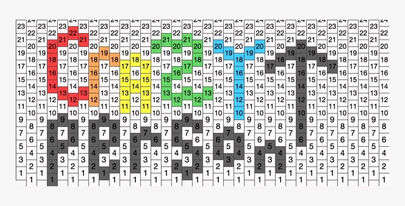 Crazy Person Kandi Pattern - Tables Additions PNG Image | Transparent ...