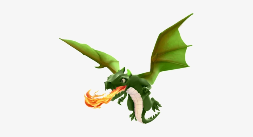 Download Dragon - Coc Dragon Level 1 | Transparent PNG Download | SeekPNG