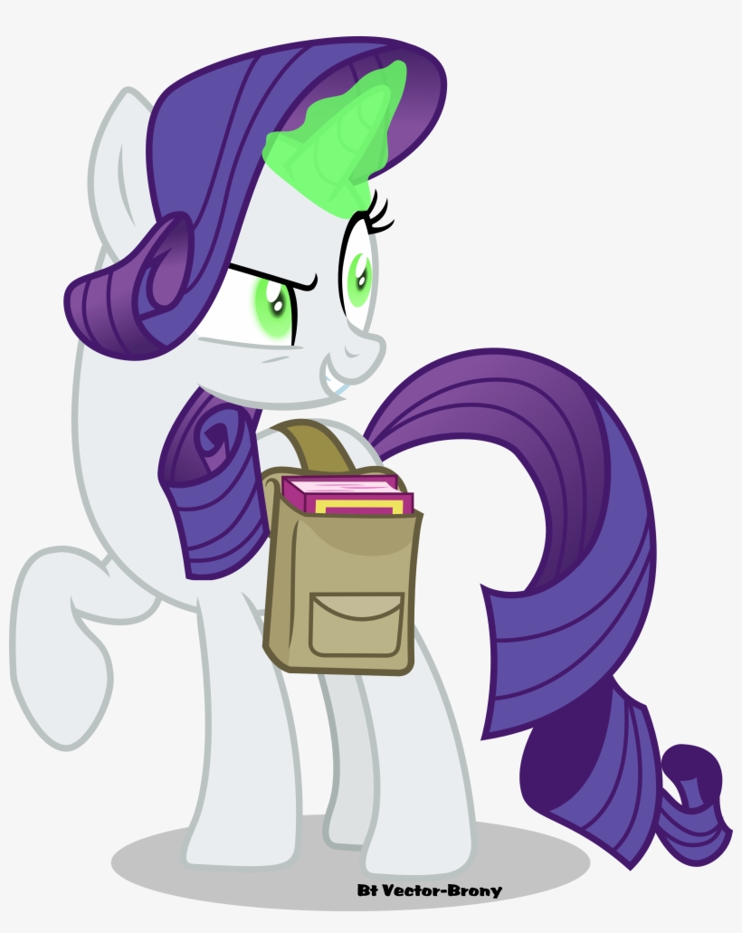 Dark Magic Rarity By Vector Brony-d7ghfu - Mlp Rarity Dark Magic PNG ...