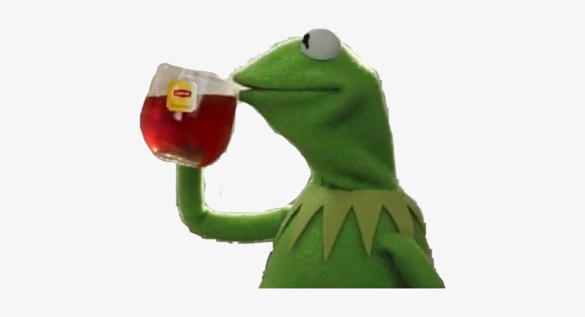 Download Tea Spillthetea Kermit Freetoedit - Kermit Tea | Transparent ...