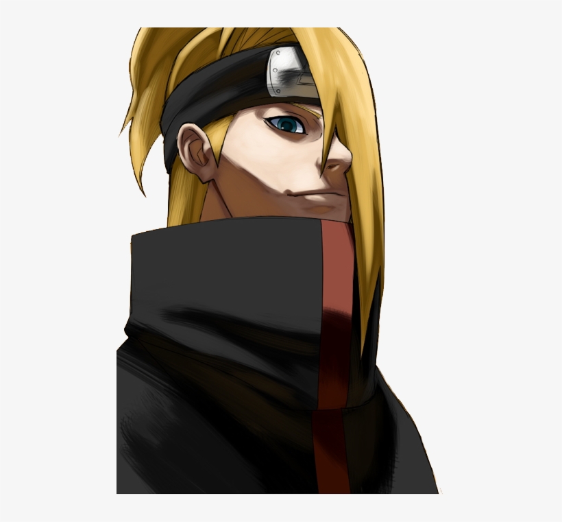 Deidara Render By Kuro Vs Shiro-d5qwocl - Deidara PNG Image ...