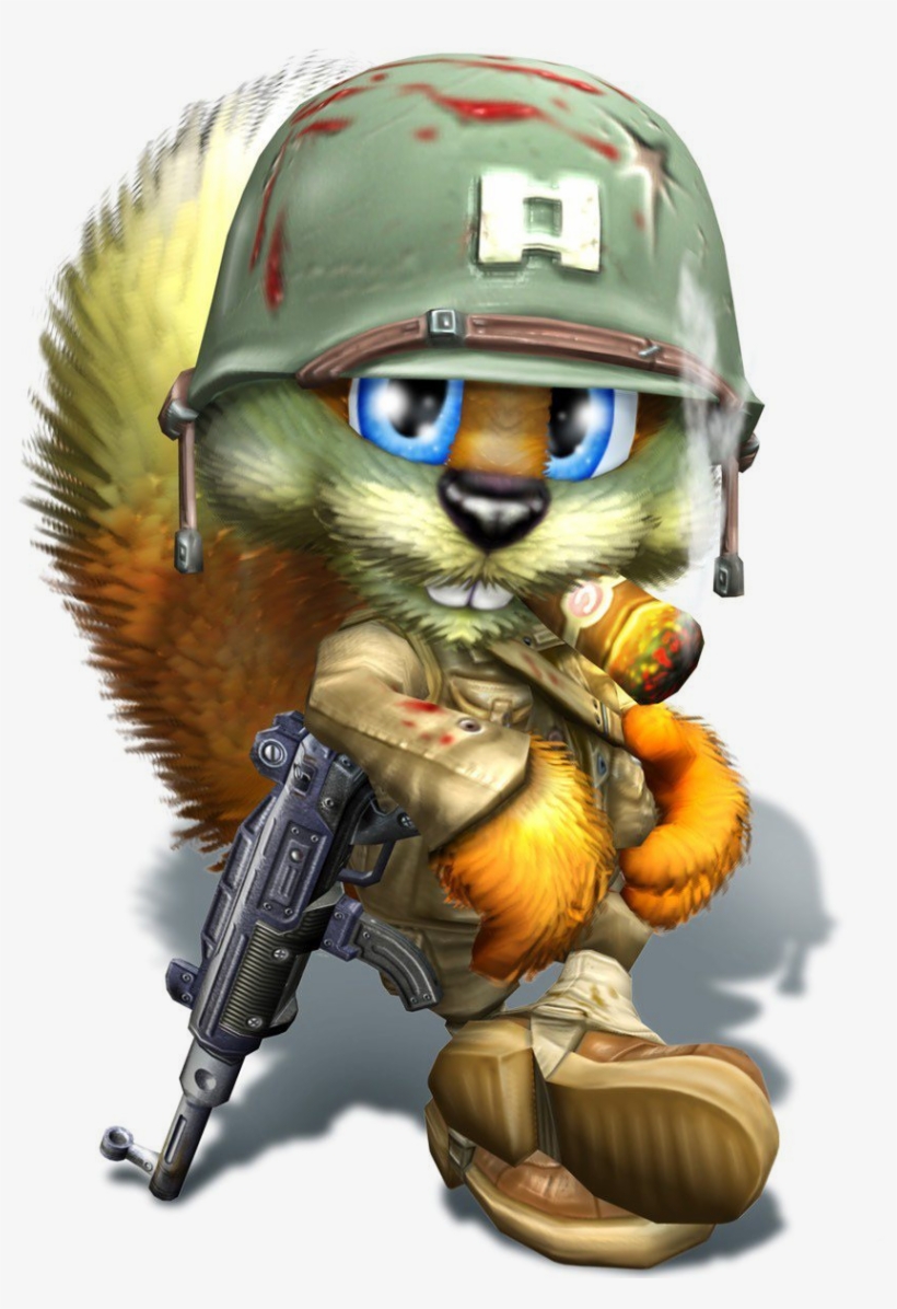 Conker 3 - Conker Live And Reloaded Render PNG Image | Transparent PNG ...