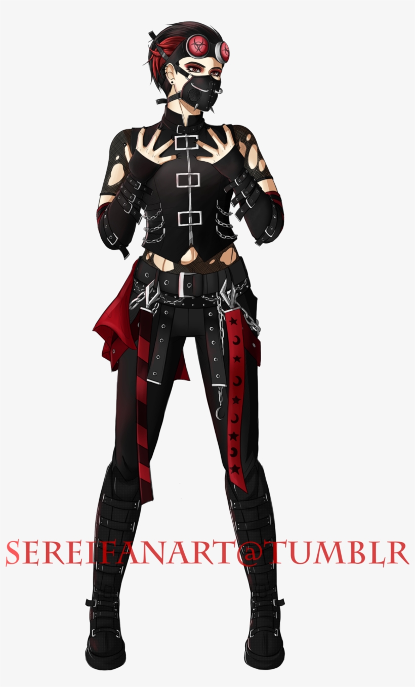 I Like Cybergoth Fashion And I Like Yuuri Katsuki - Katsuki PNG Image ...