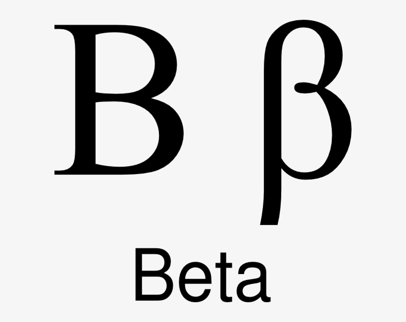 Download Greek Alphabet Vector - Beta Greek Letter | Transparent PNG ...