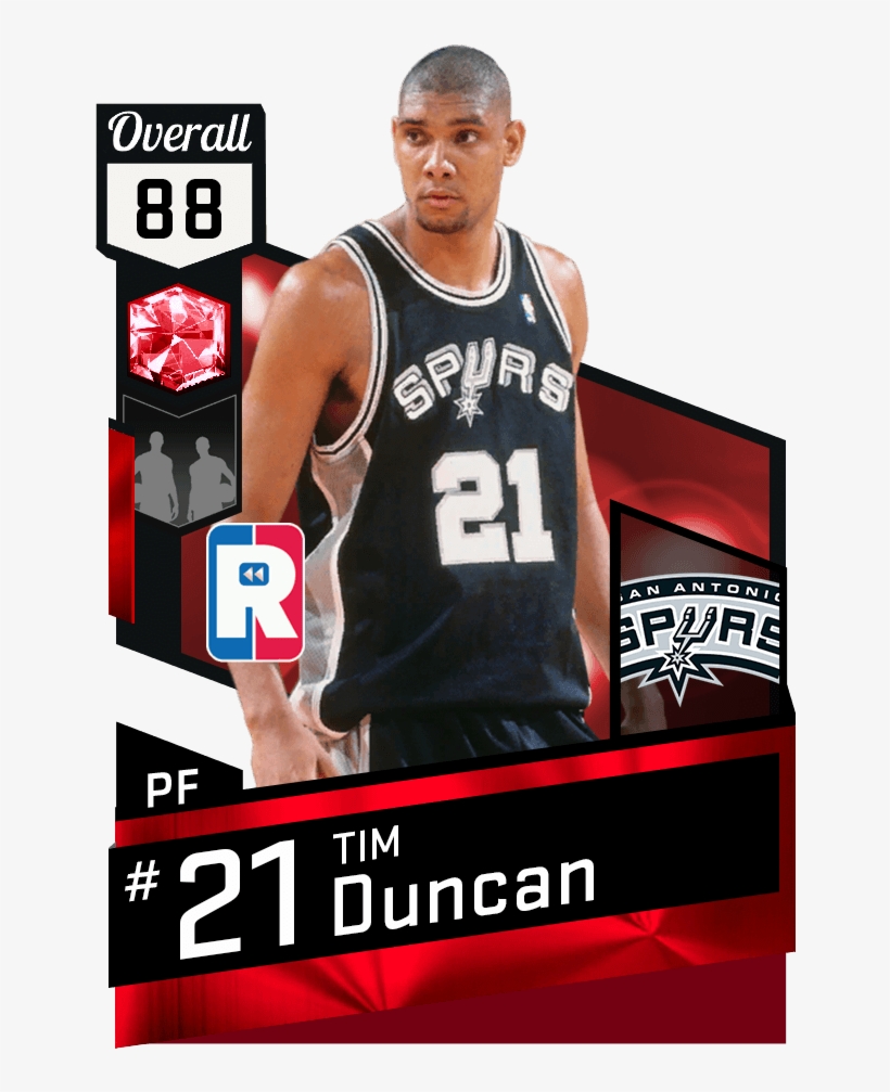 Tim Duncan - Nba 2k17 Tim Duncan PNG Image | Transparent PNG Free ...