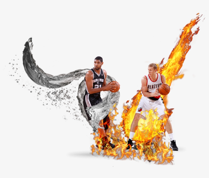 Tim Duncan Vs Mason Plumlee [ Img] - Blue Water PNG Image | Transparent ...