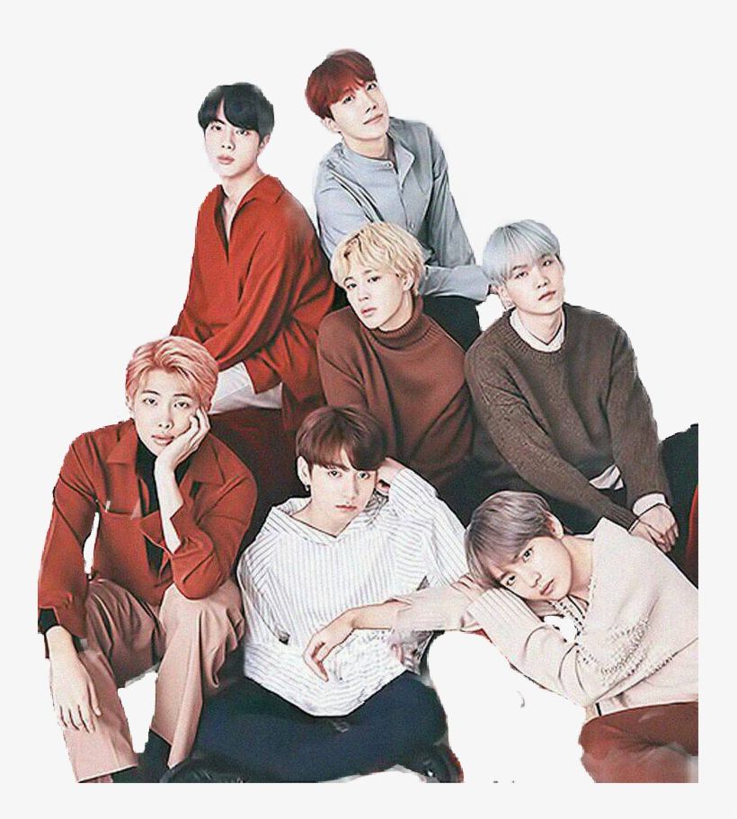 Download Bts Group Transparent Sitting | Transparent PNG Download | SeekPNG