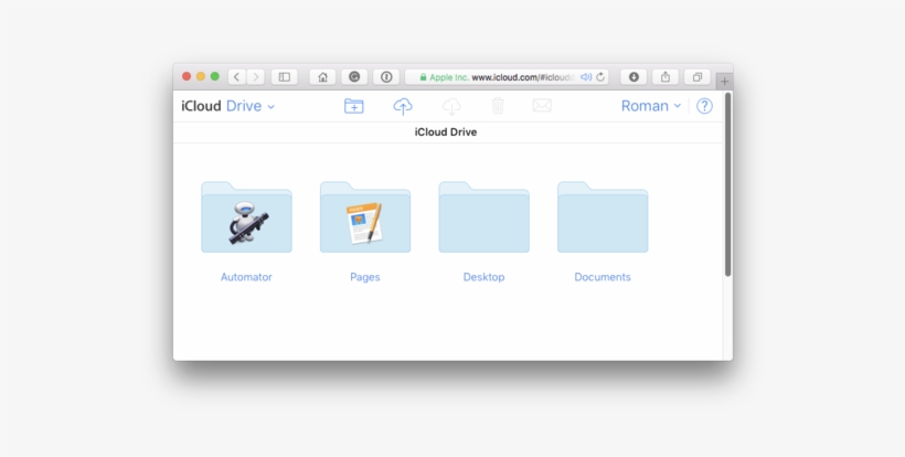 Icloud Website Drive Folders - Desktop Computer PNG Image | Transparent ...